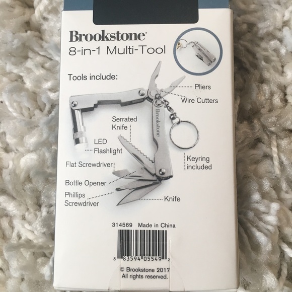 Brookstone | Other | Brookstone 8in Keychain Multitool | Poshmark